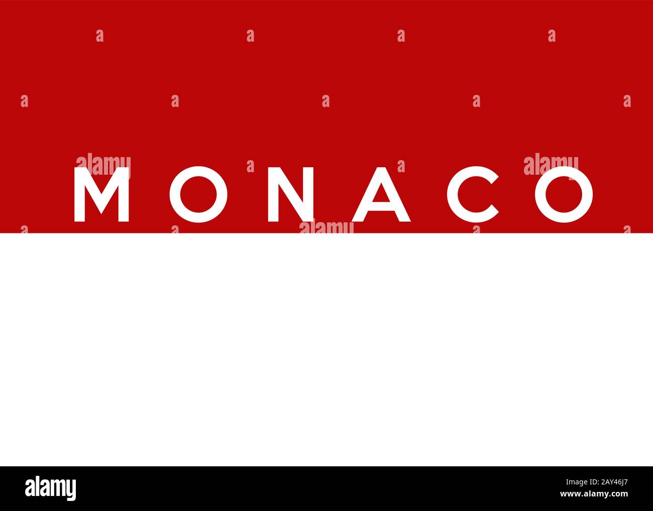 flag of monaco Stock Photo - Alamy