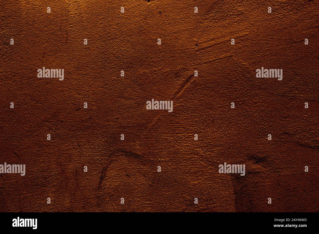 Copper colored wall texture background with textures of different ...
