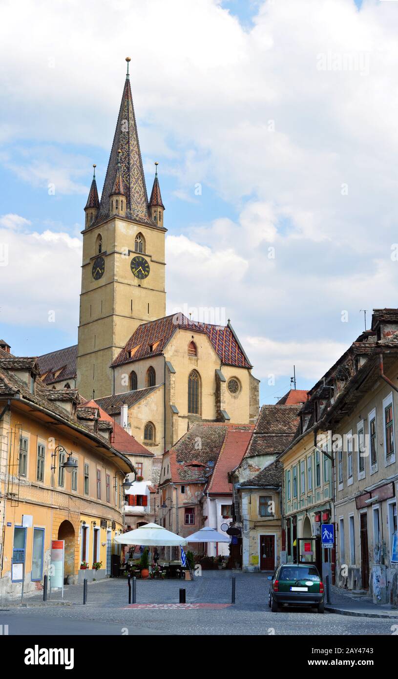 Parochial Evangelical Church Stock Photo - Alamy