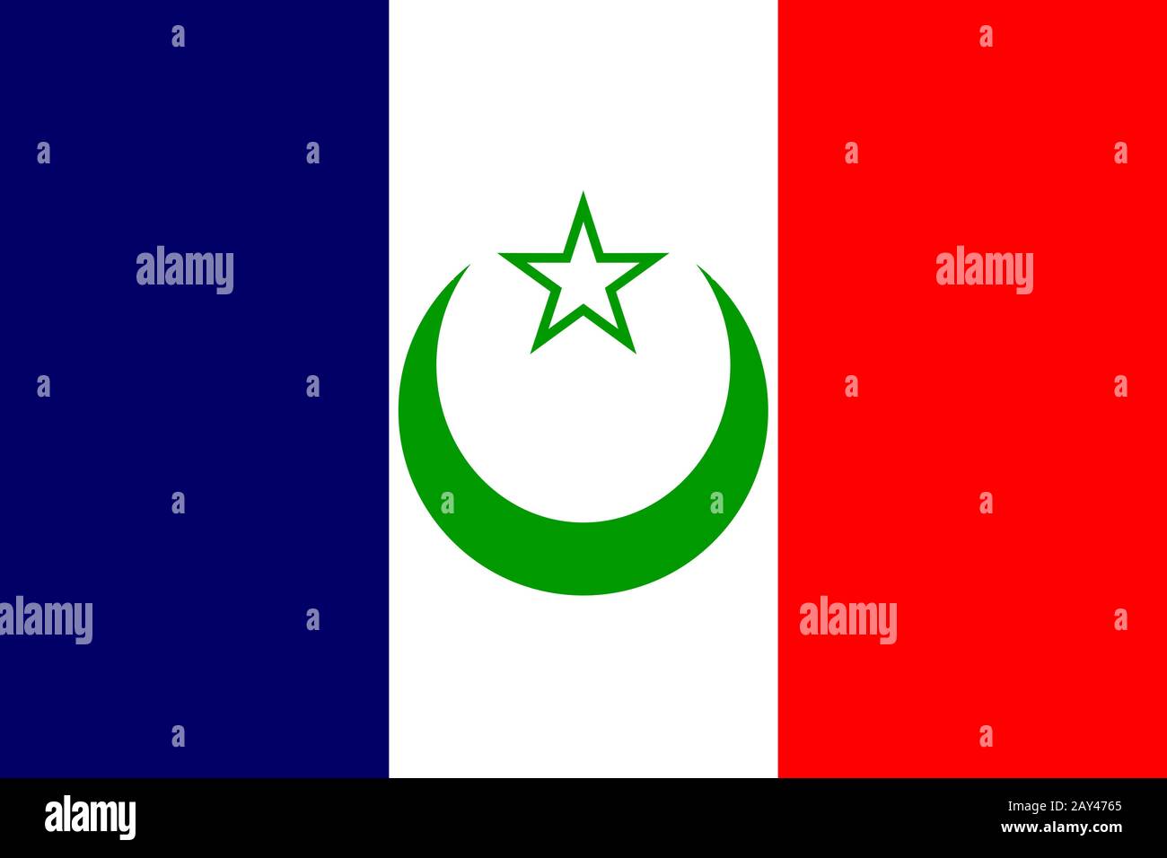 French Morocco flag Stock Photo - Alamy