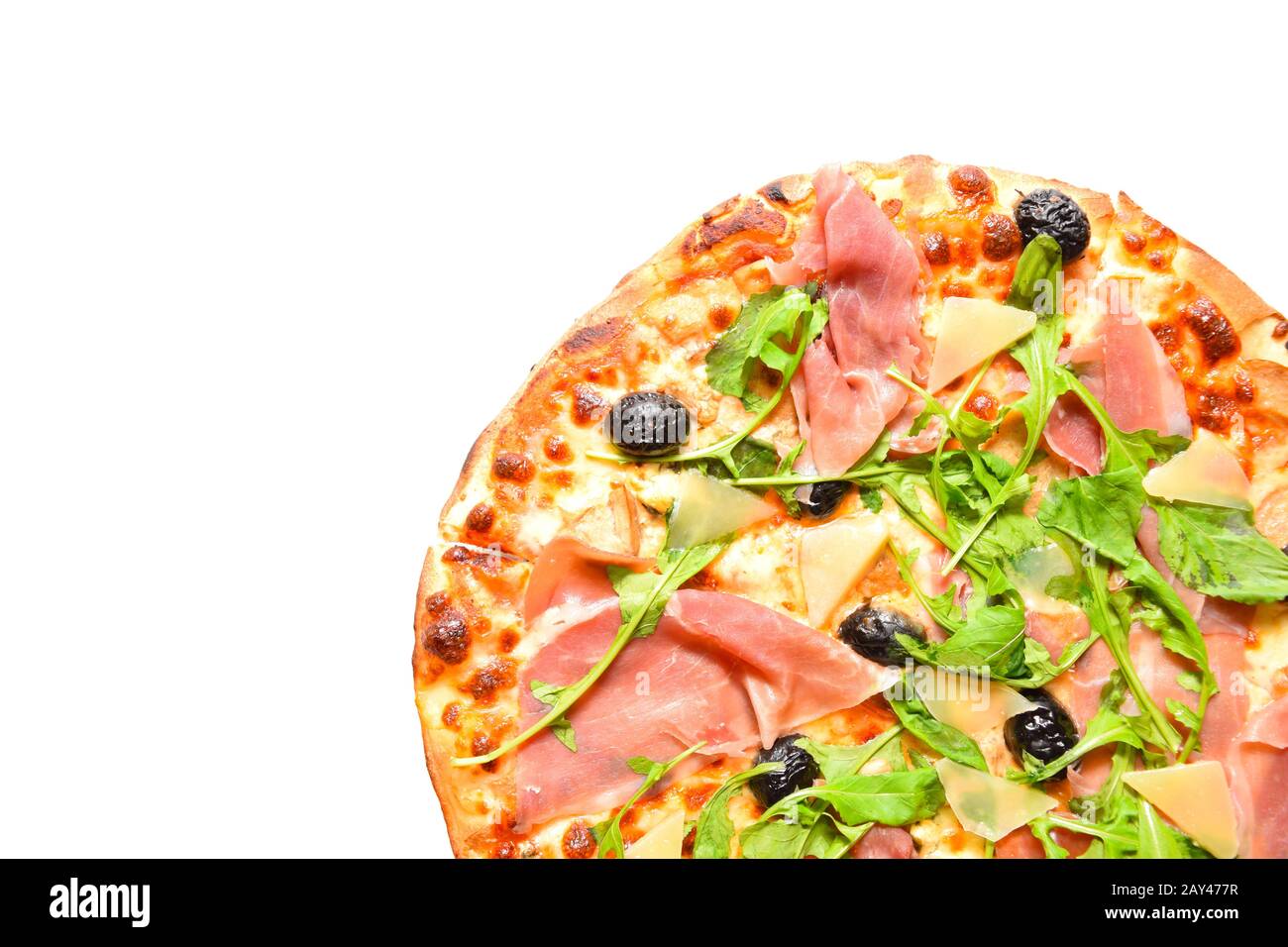 Pizza isolated white hi-res stock photography and images - Alamy