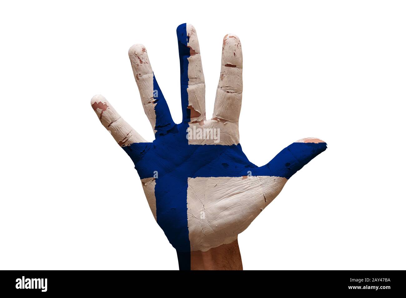 palm flag finland Stock Photo - Alamy