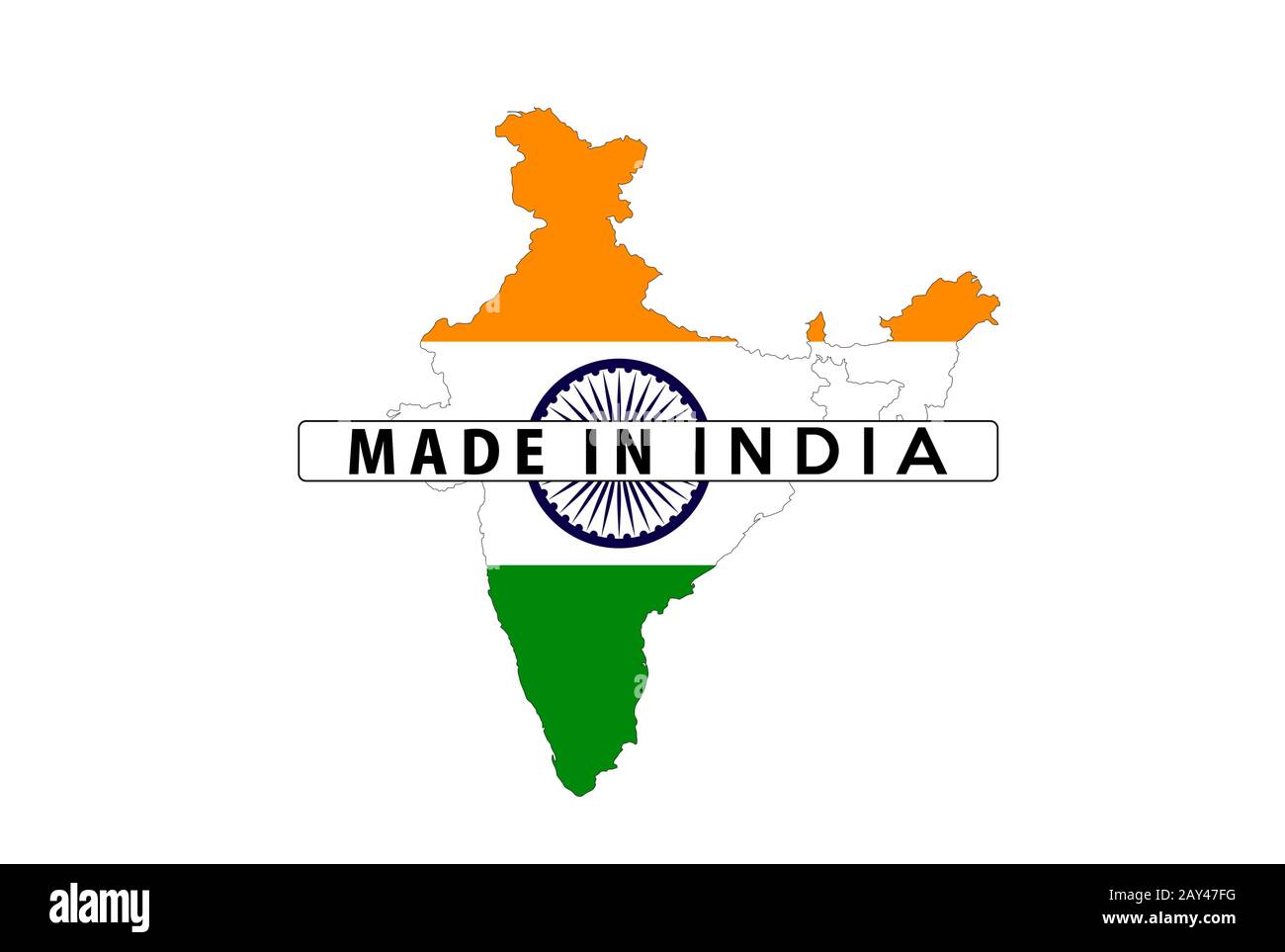 made in india Stock Photo - Alamy