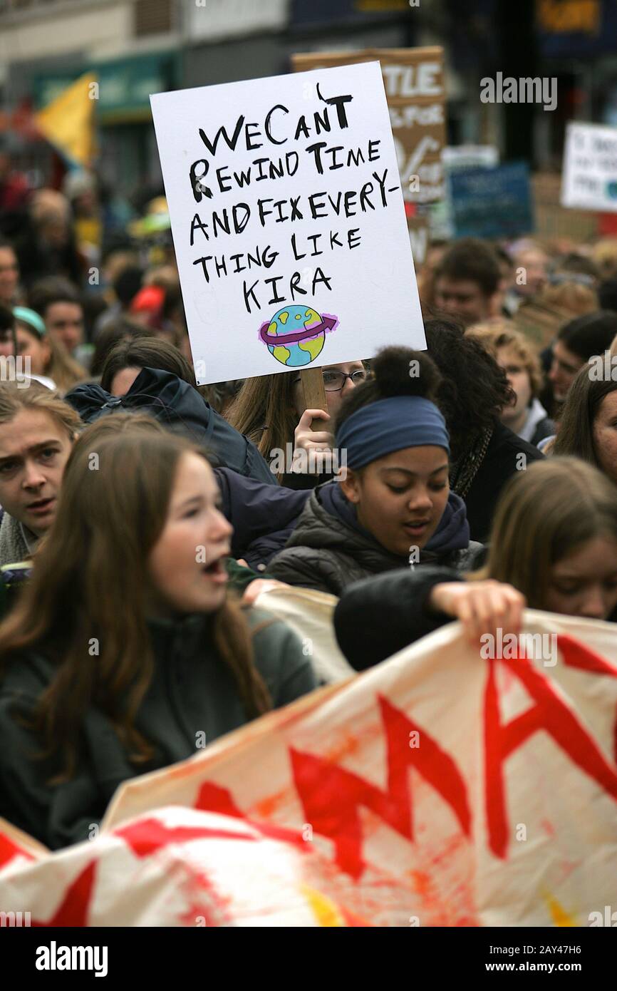 Brighton schools protest hi-res stock photography and images - Alamy