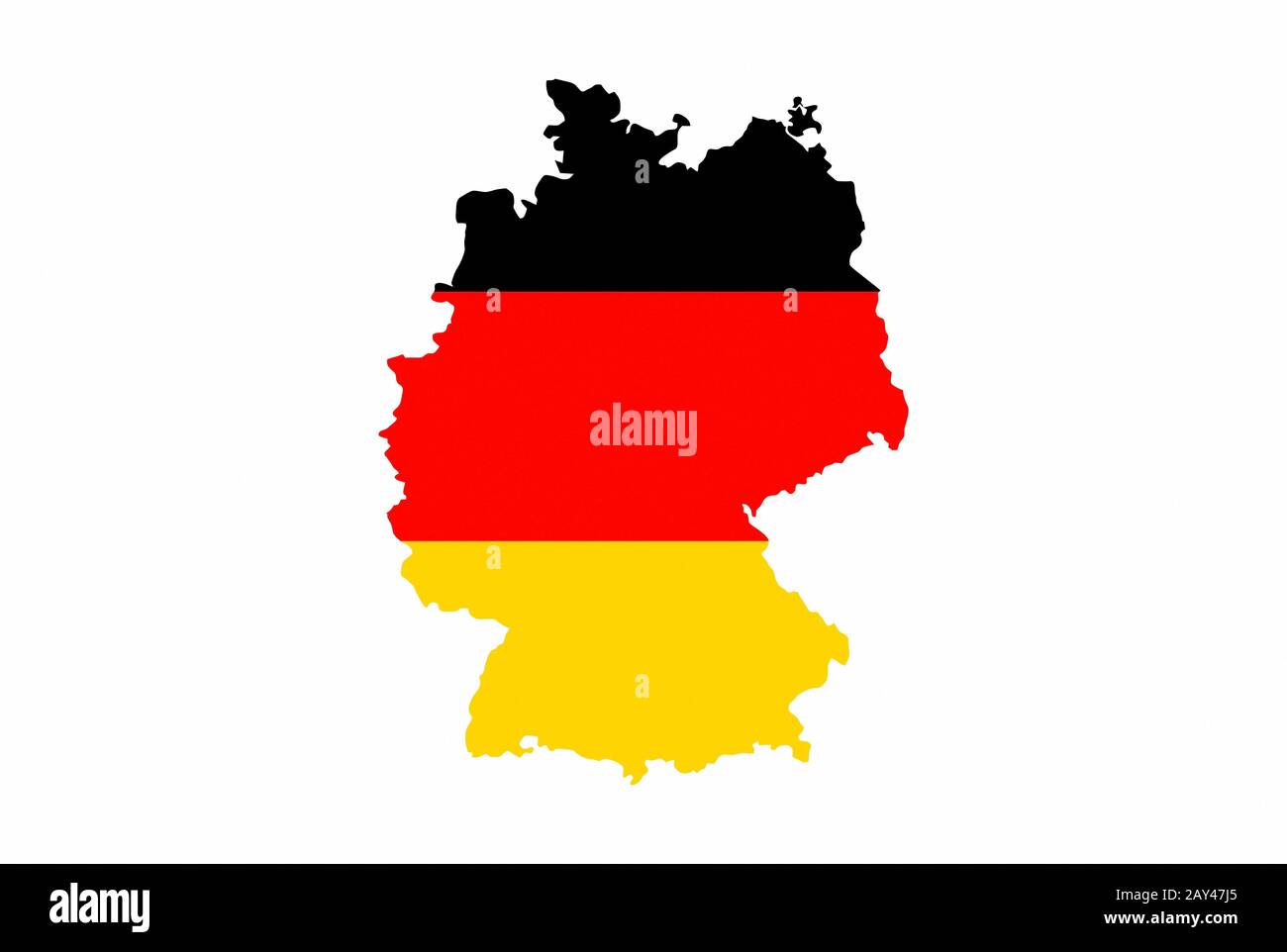germany flag map Stock Photo - Alamy