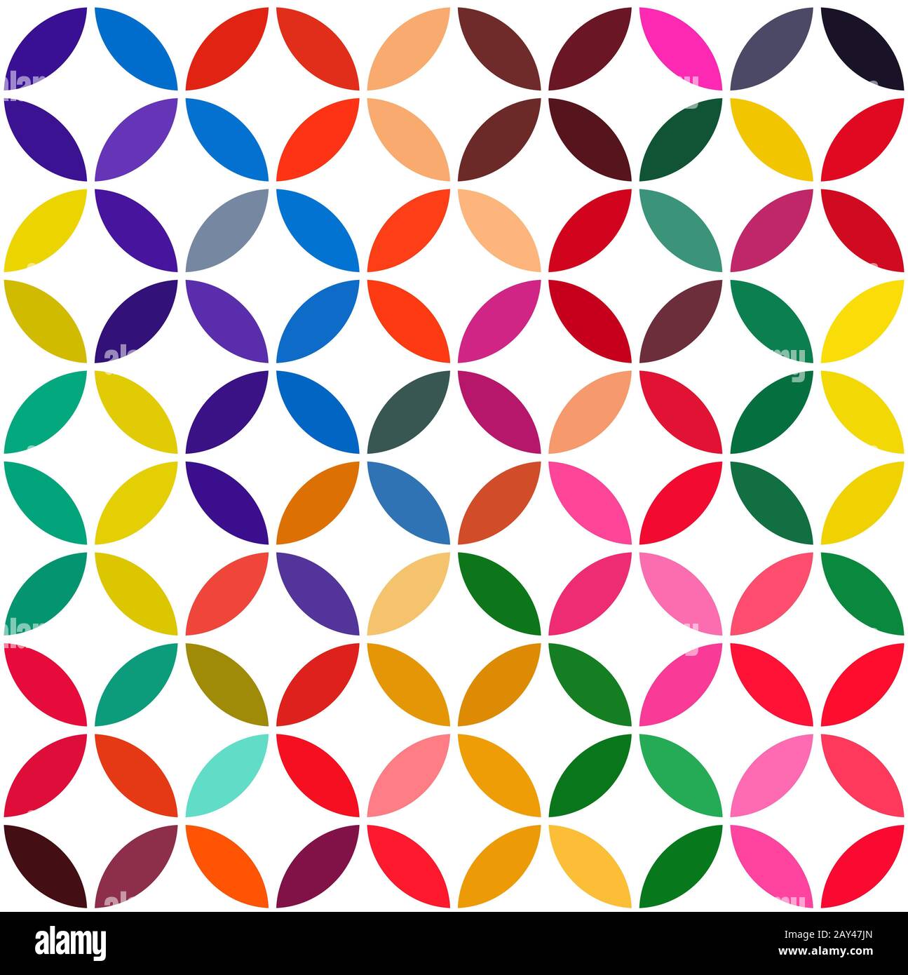 Round circle seamless pattern hi-res stock photography and images - Alamy