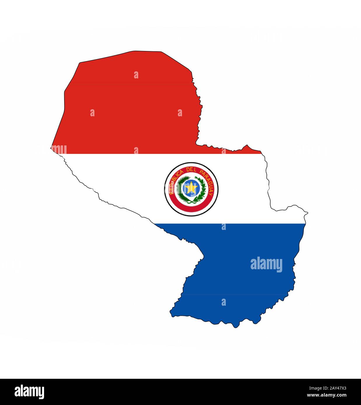 Paraguay Map High Resolution Stock Photography and Images - Alamy