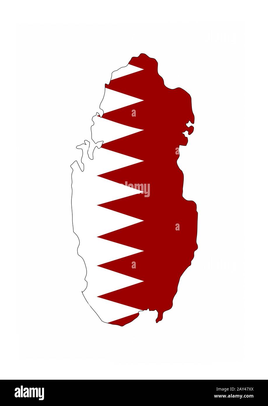 Qatar Map High Resolution Stock Photography and Images - Alamy