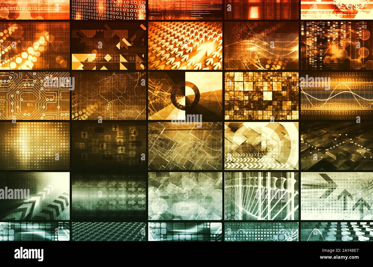 Organization chart email digital hi-res stock photography and images ...