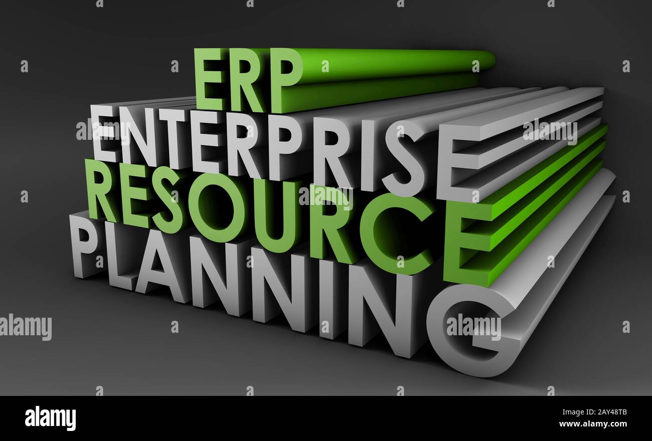 Enterprise Resource Planning ERP Stock Photo - Alamy