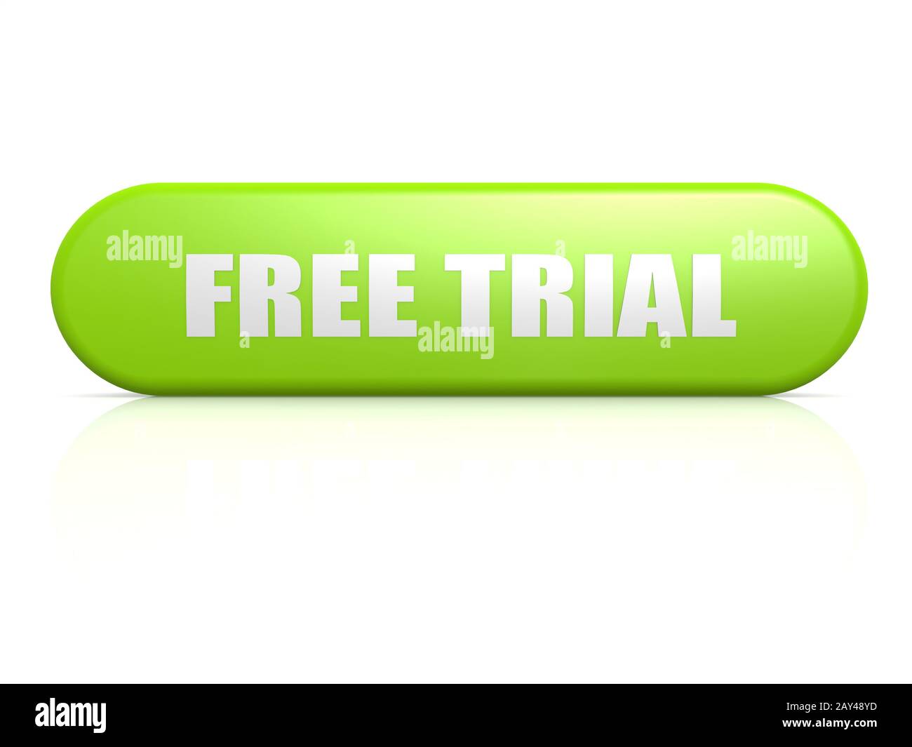 Free trial green button Stock Photo - Alamy