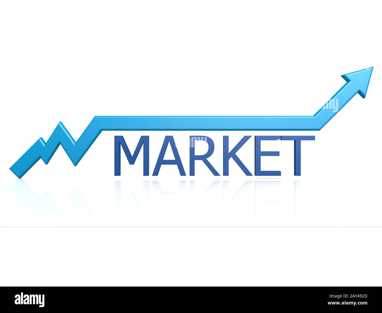 Market graph Cut Out Stock Images & Pictures - Alamy