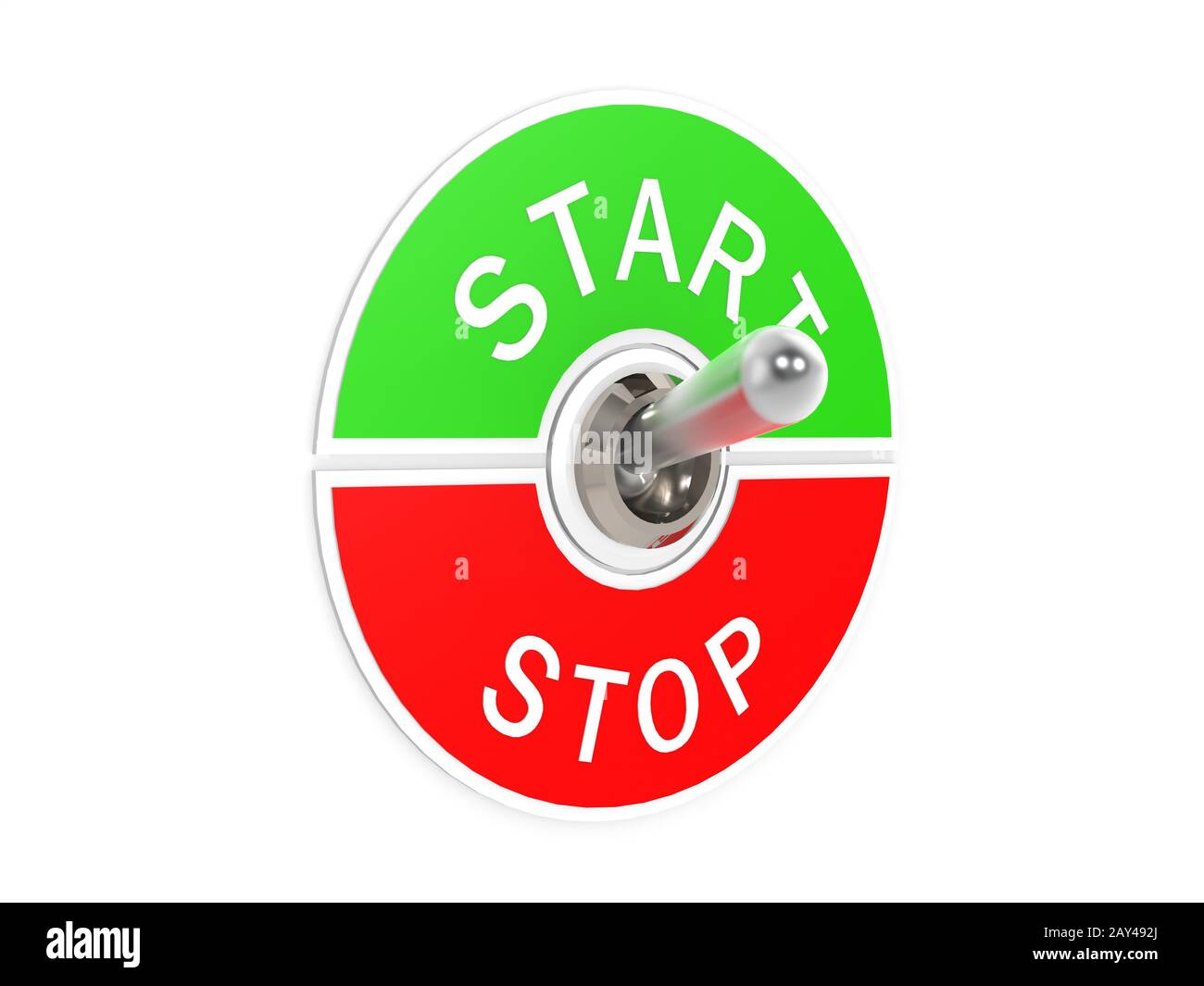 Start stop toggle switch Stock Photo - Alamy
