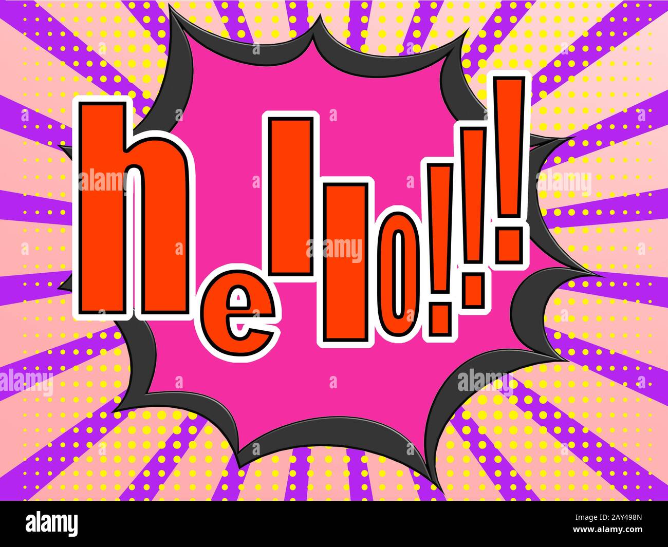 Hello Speech Bubble High Resolution Stock Photography and Images - Alamy