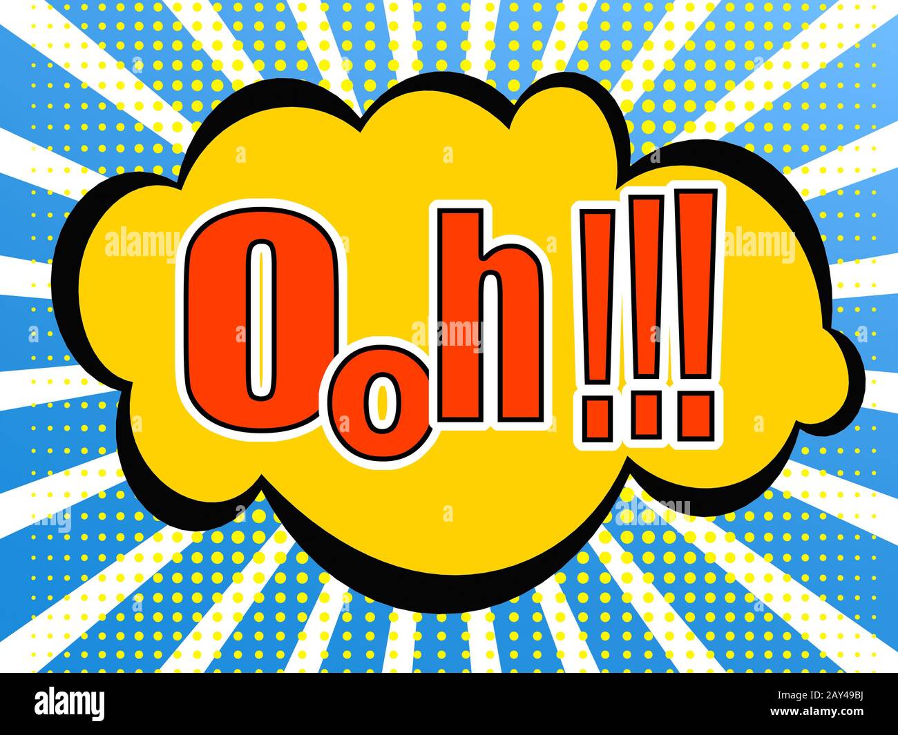 Bubble speech exclamation wow hi-res stock photography and images - Alamy