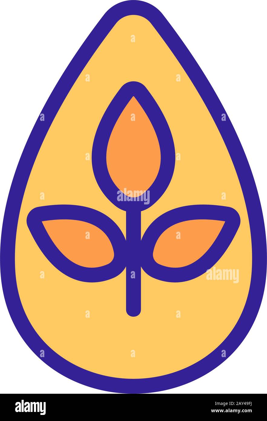 biofuel Icon vector. Isolated contour symbol illustration Stock Vector ...