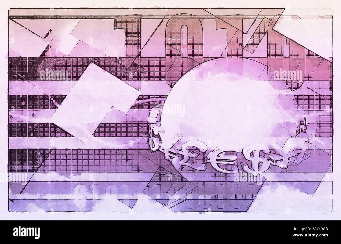 Digital Management Rights Stock Photo - Alamy