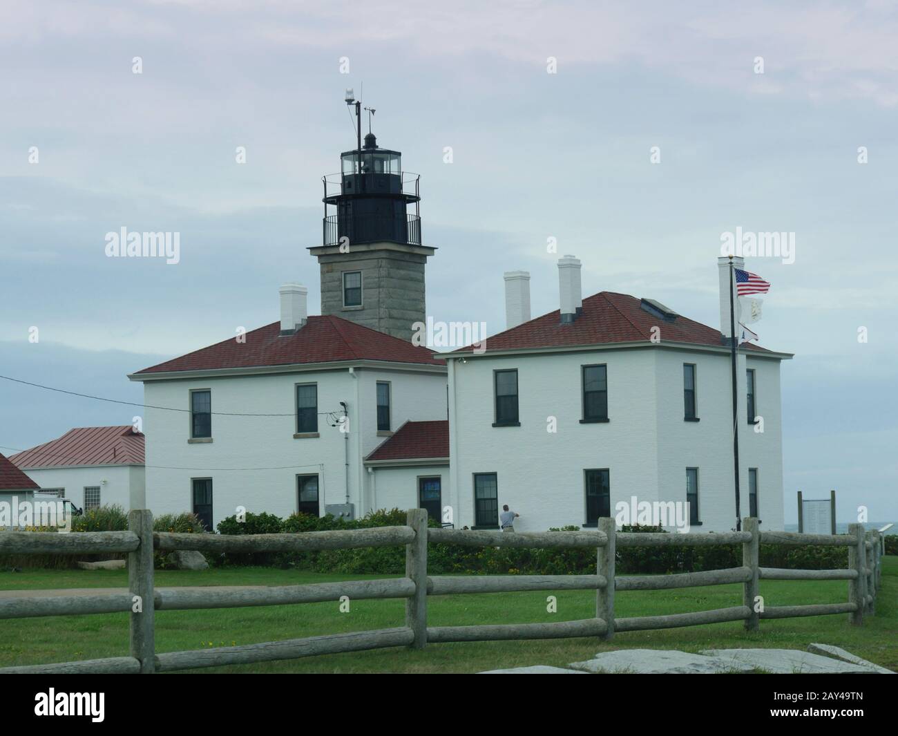 Jamestown, Rhode Island-September 2017: View of the Beavertail ...