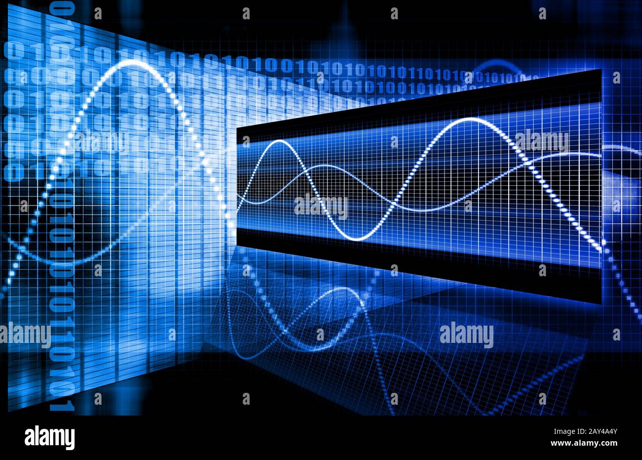 Blue Web Internet Online Growth Stock Photo - Alamy