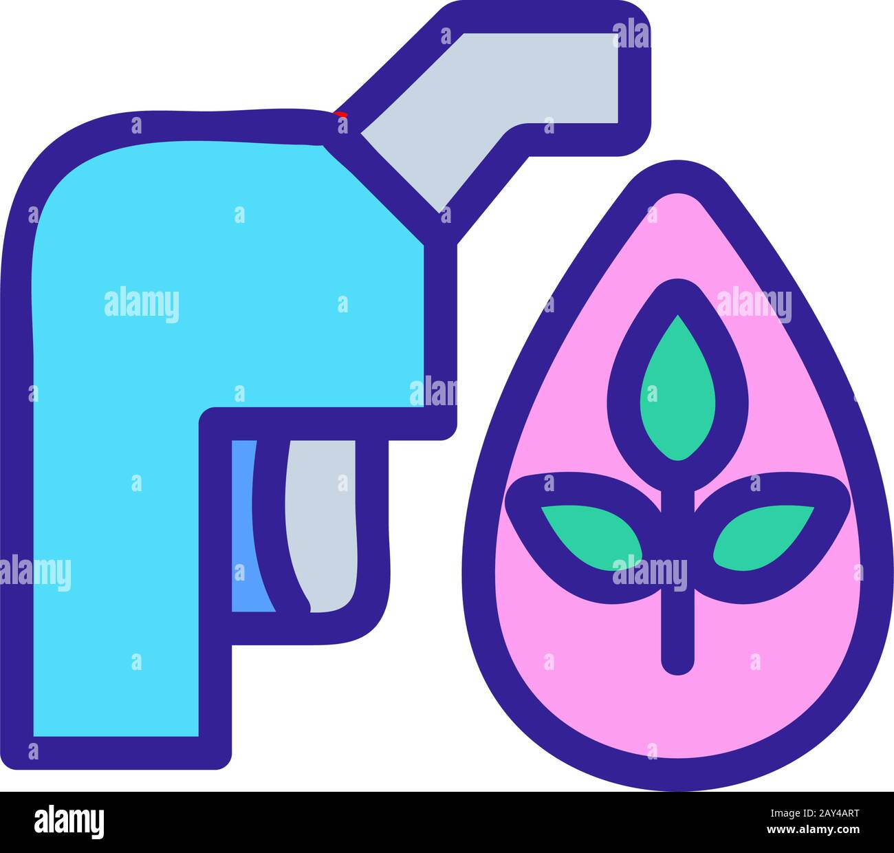 biofuel Icon vector. Isolated contour symbol illustration Stock Vector ...
