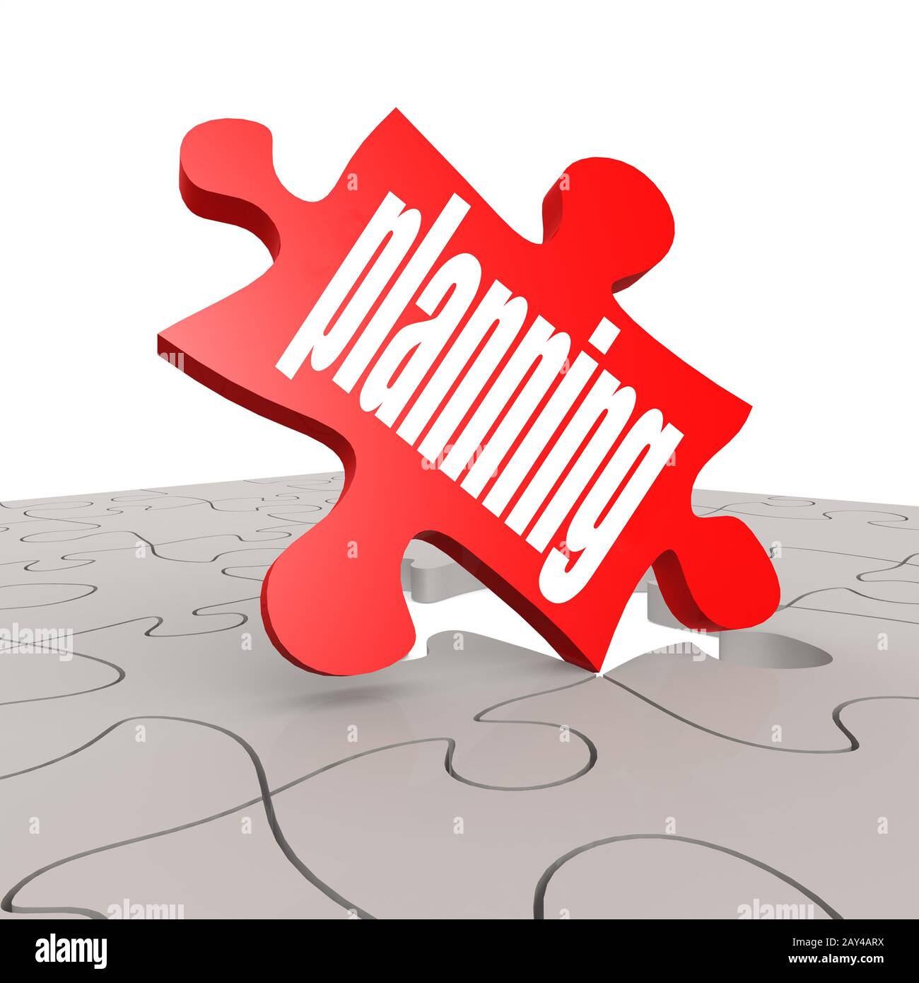 Puzzle plan word piece hi-res stock photography and images - Alamy