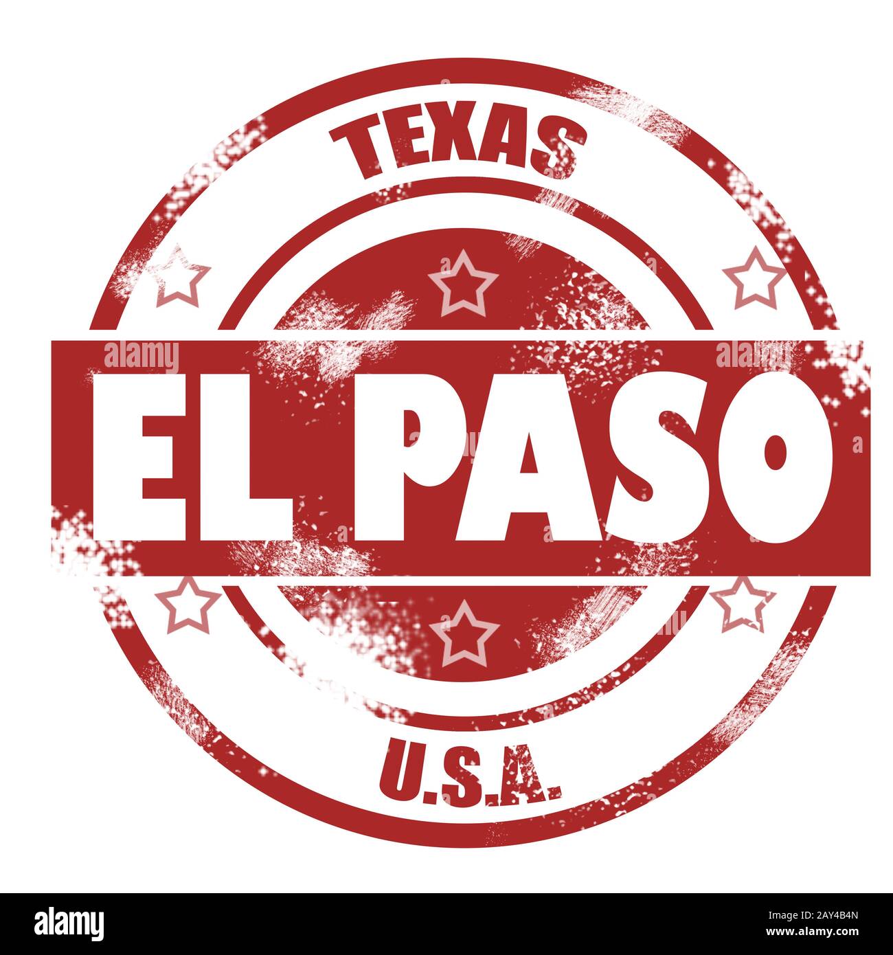 El Paso stamp Stock Photo - Alamy
