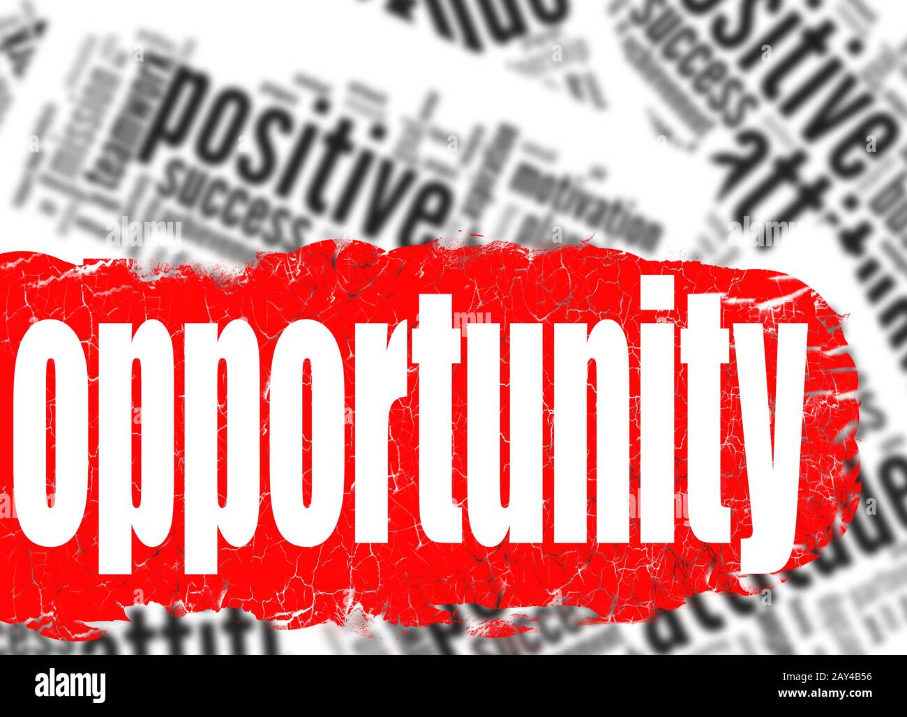 Word cloud opportunity Stock Photo - Alamy