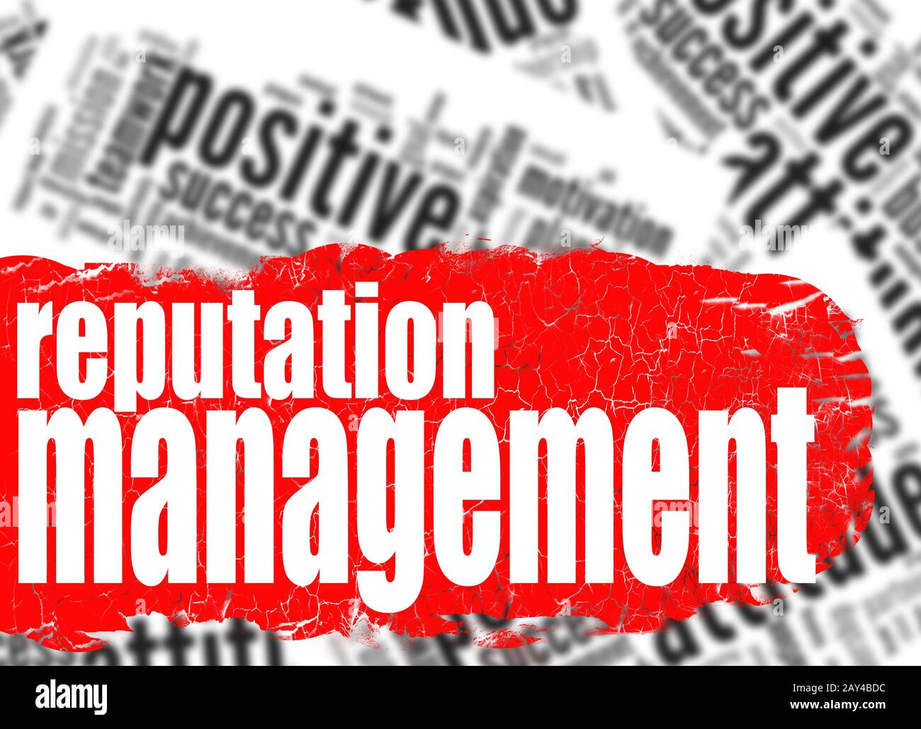 Word cloud reputation management Stock Photo - Alamy