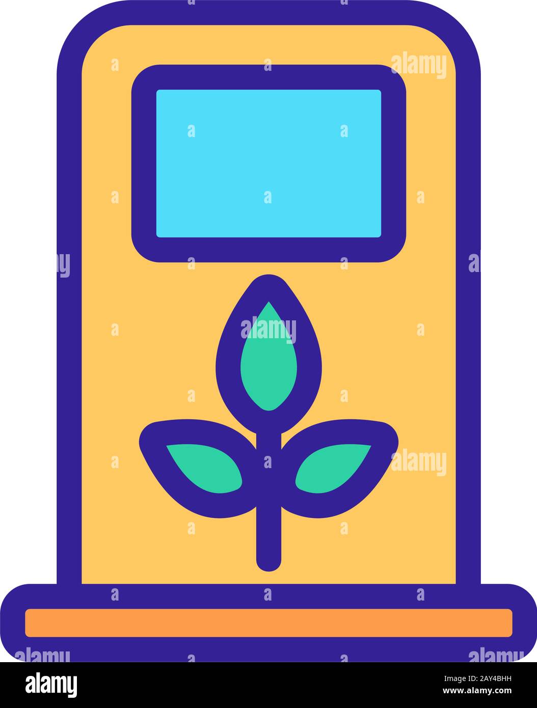 biofuel Icon vector. Isolated contour symbol illustration Stock Vector ...