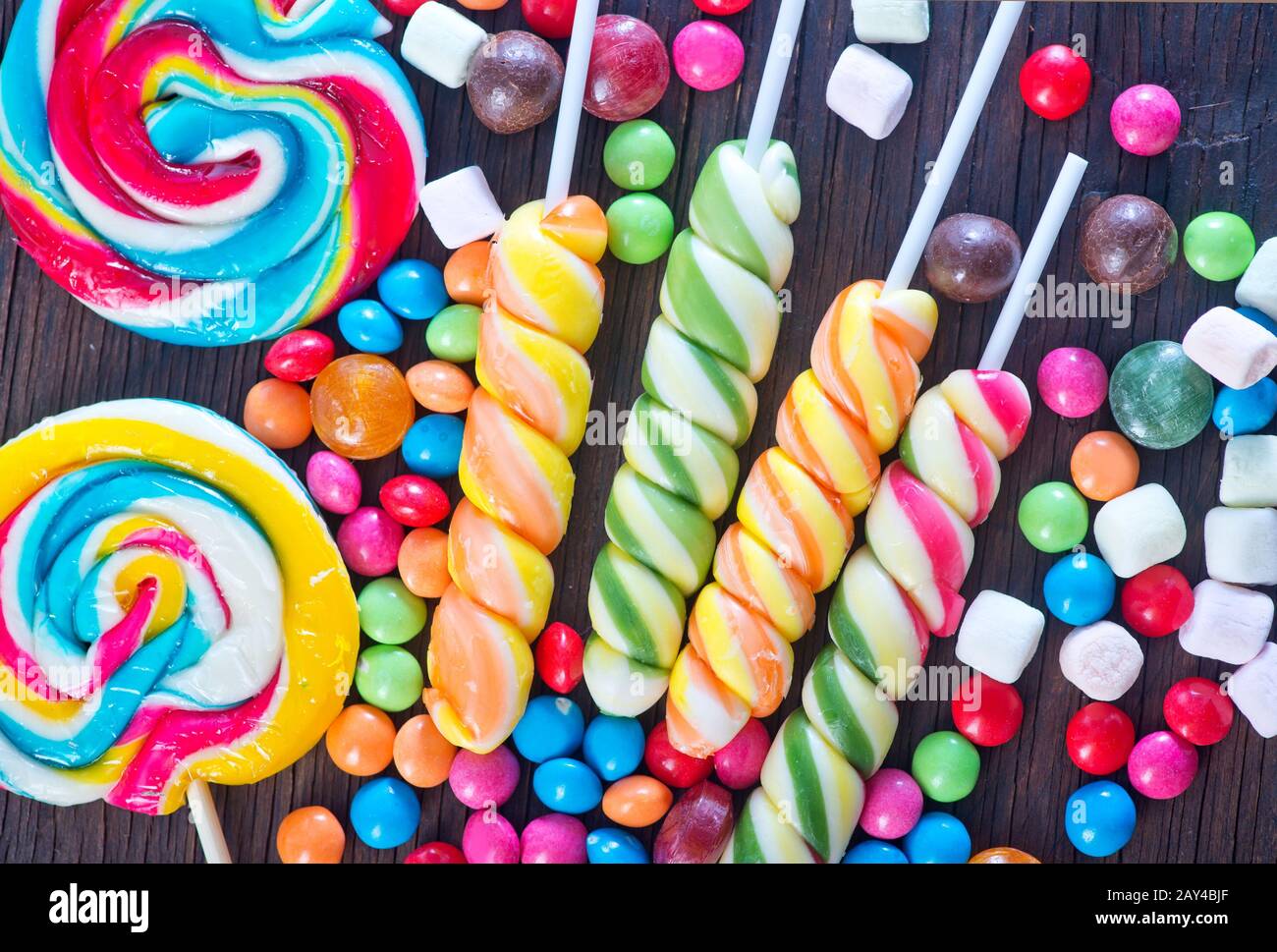 sweet color candy Stock Photo - Alamy