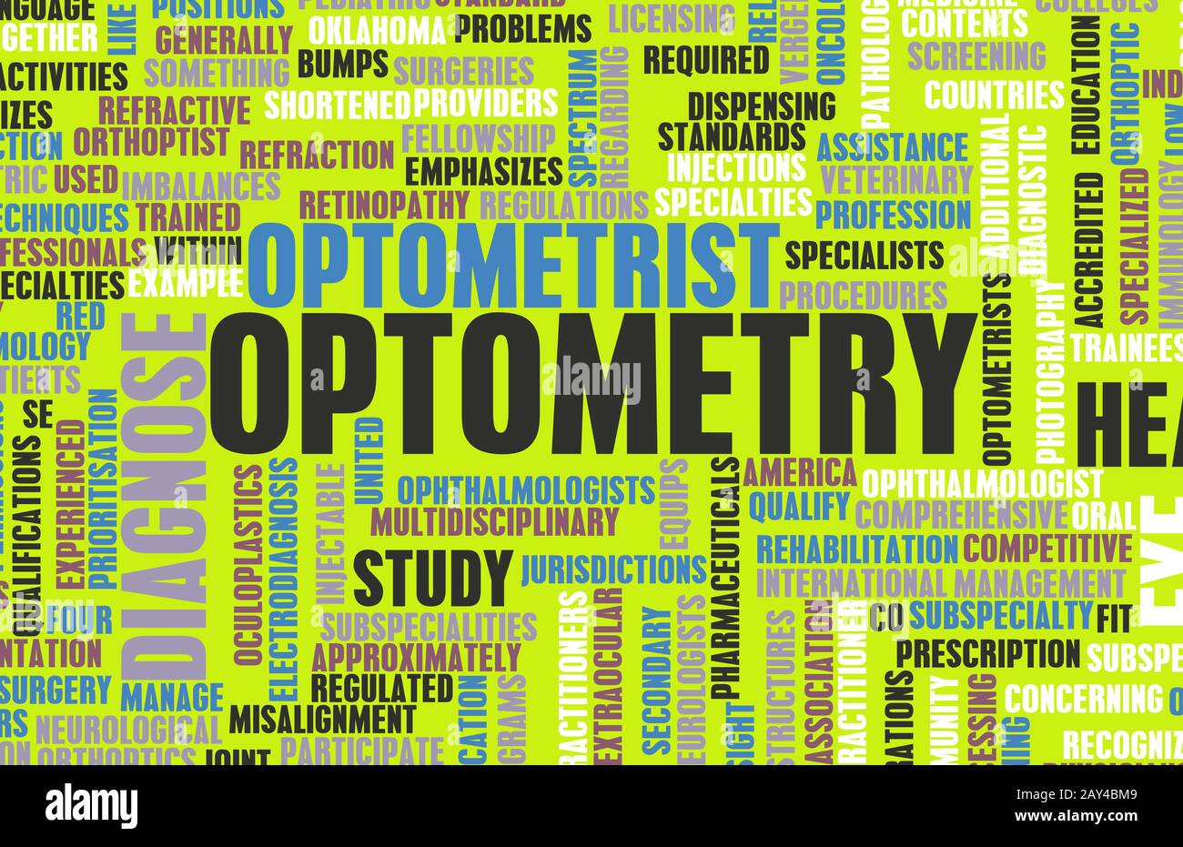 Optometry practice hi-res stock photography and images - Alamy