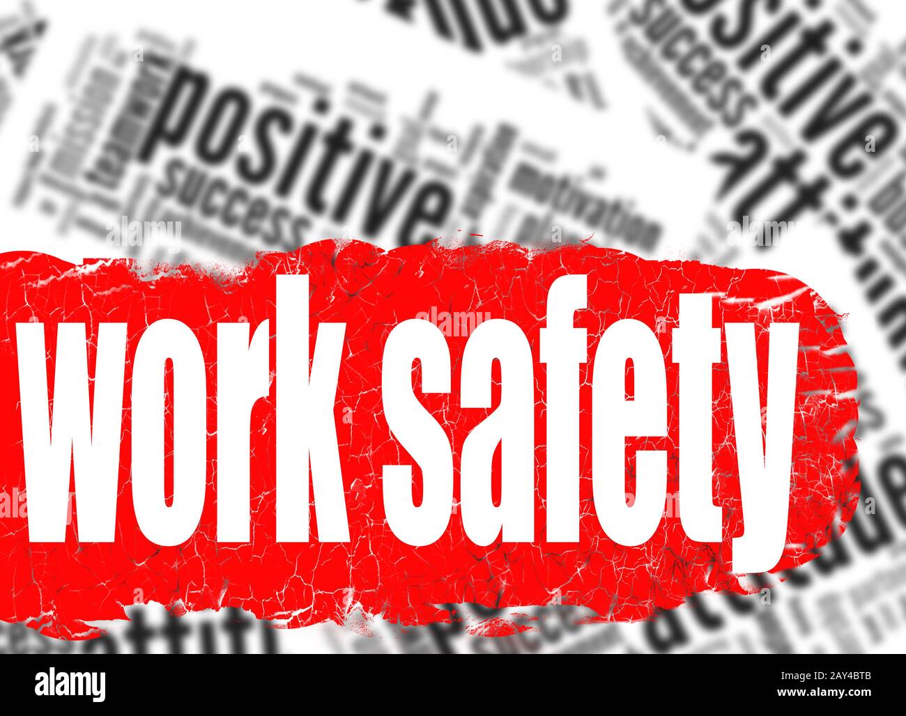 Word cloud work safety Stock Photo - Alamy