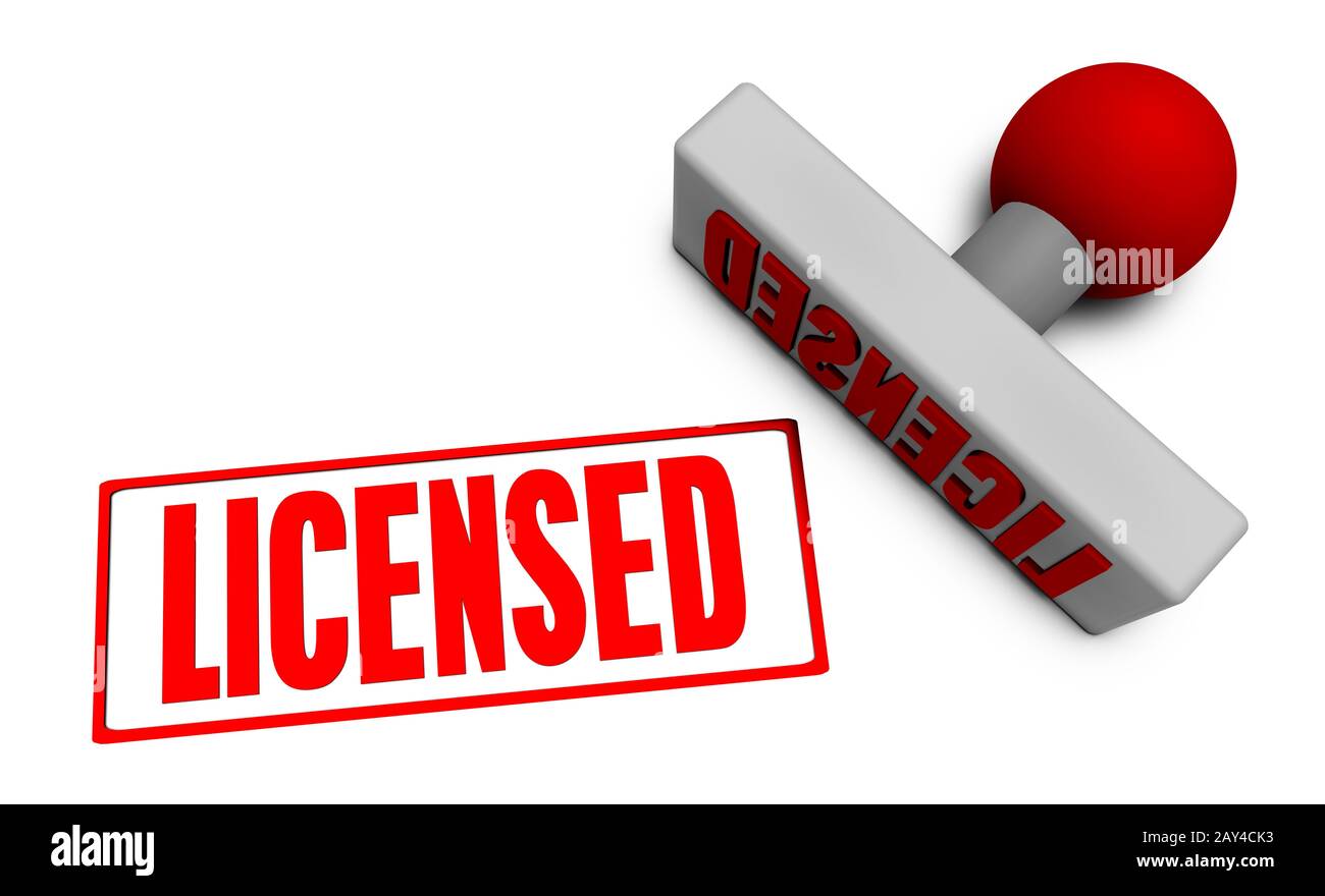 Licensed certification hi-res stock photography and images - Alamy