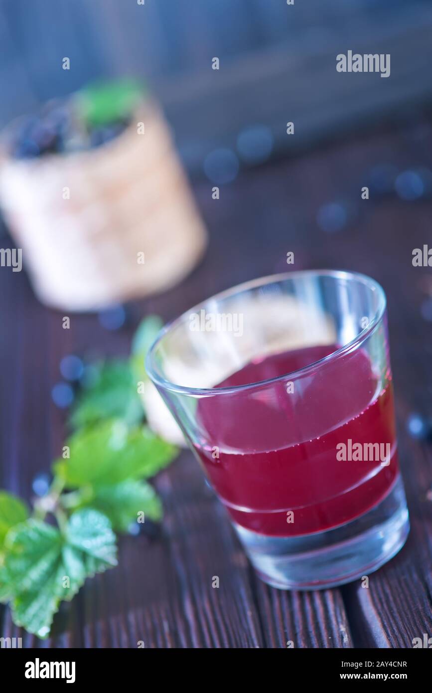 black currant juice Stock Photo - Alamy