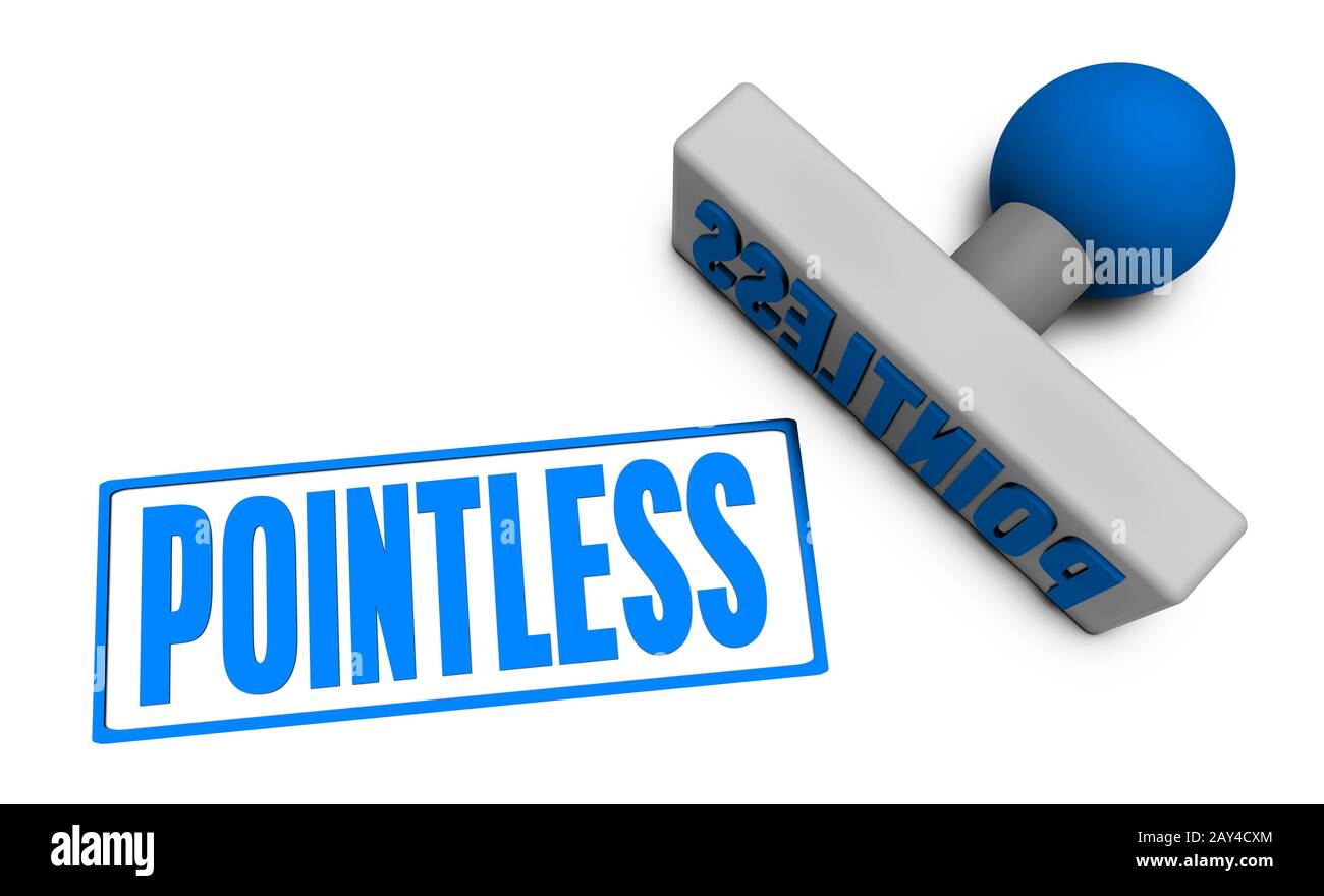 Pointless concept hi-res stock photography and images - Alamy