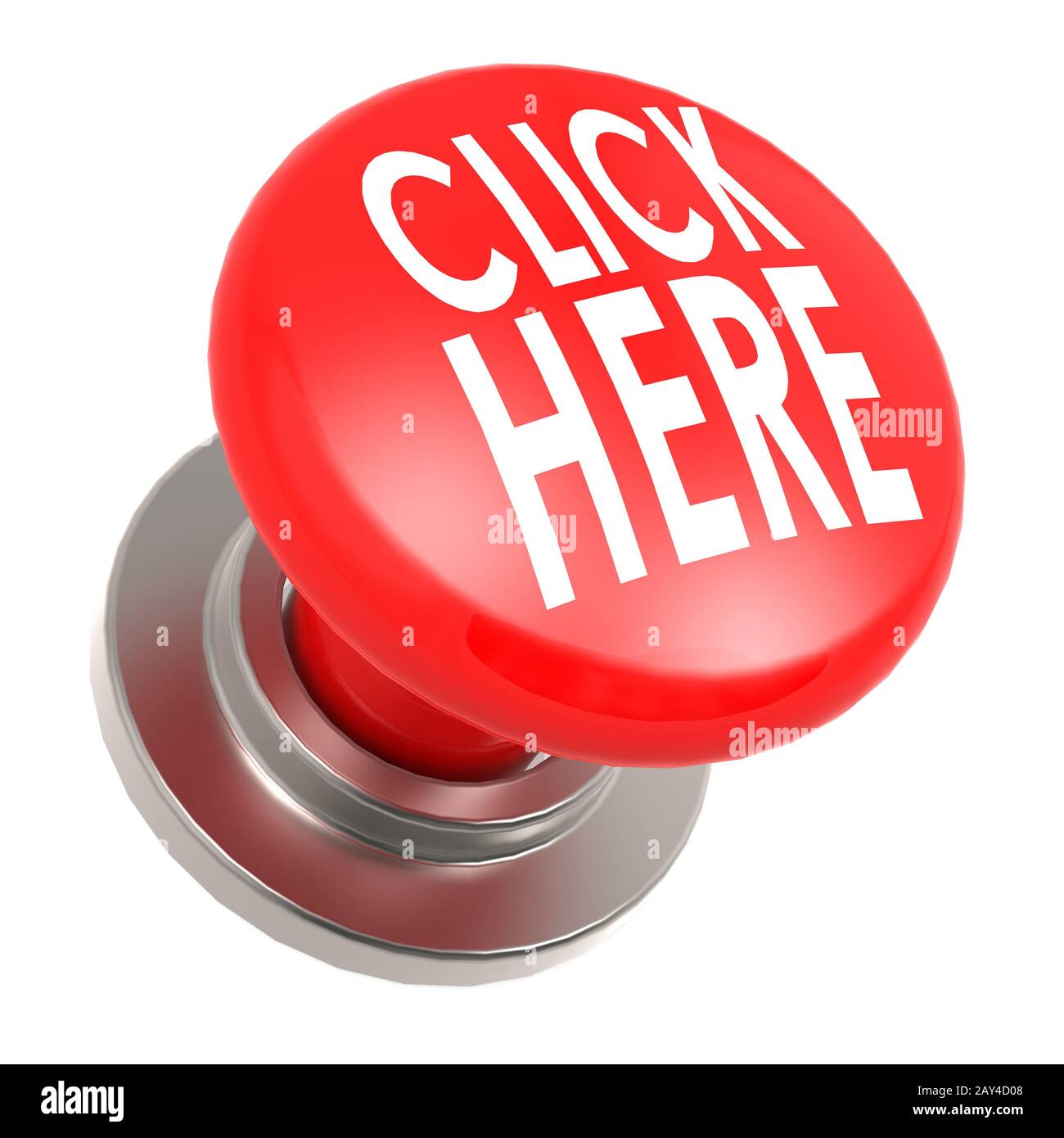 Push Here Button Click Here Button Green Stock Illustration.