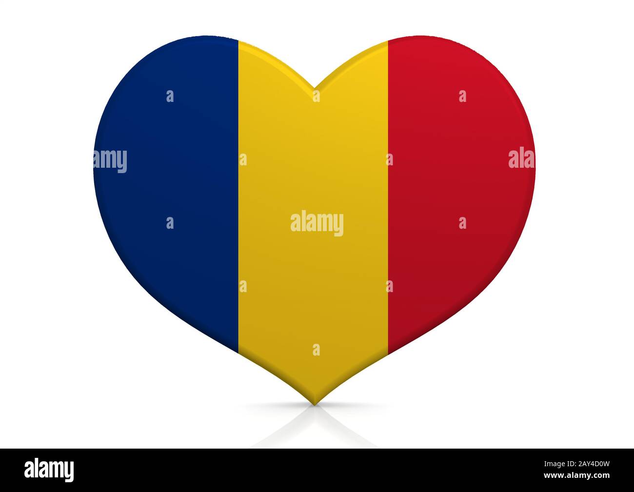 Love romania symbol heart flag hi-res stock photography and images - Alamy