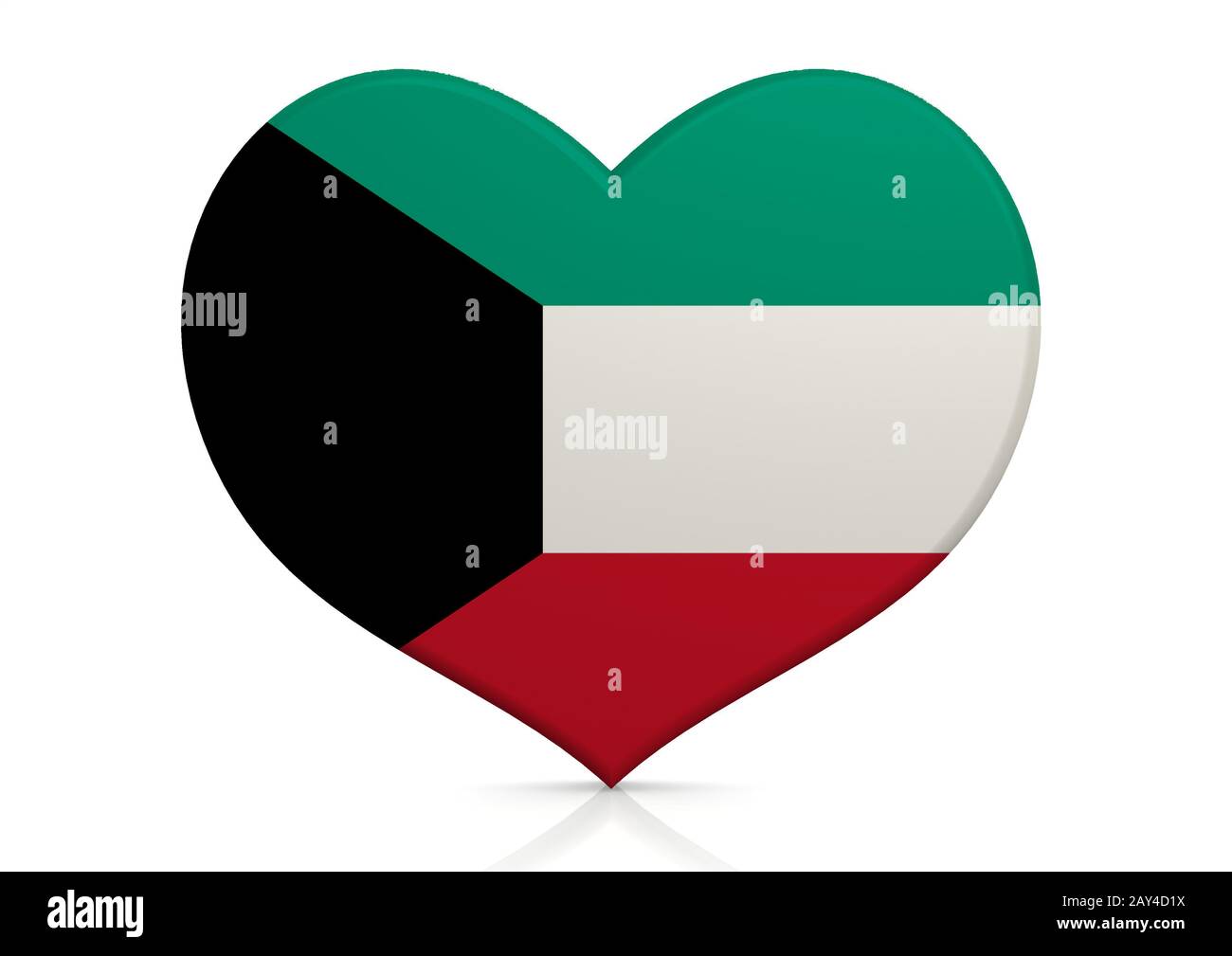 Love kuwait symbol heart flag hi-res stock photography and images - Alamy
