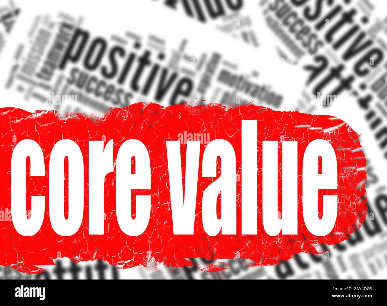 Word cloud core value Stock Photo - Alamy