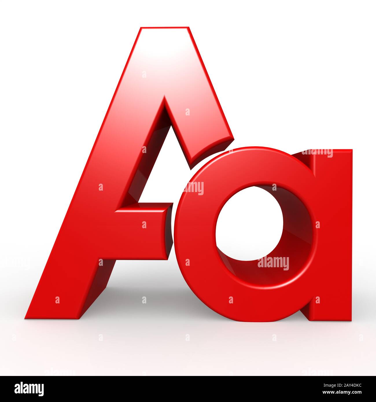 Upper and lower case A together Stock Photo - Alamy