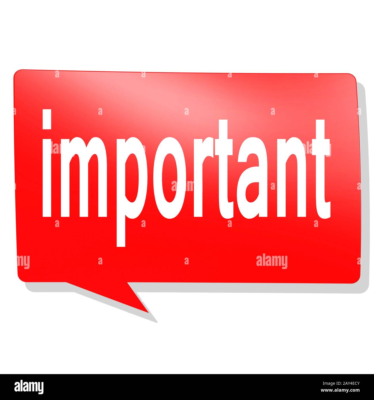 Caution word on speech hi-res stock photography and images - Alamy