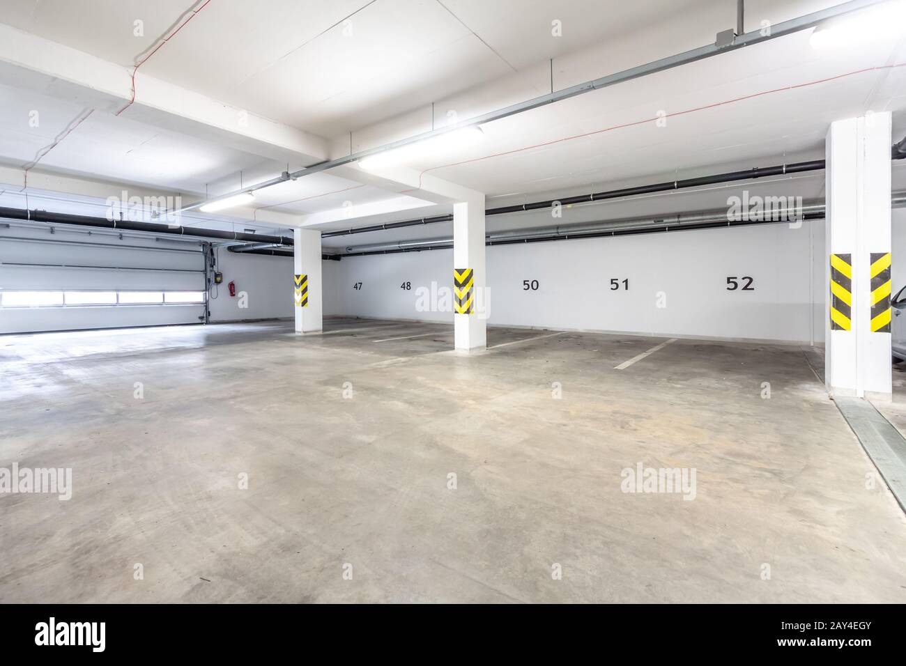Modern parking garage ceiling hi-res stock photography and images - Alamy
