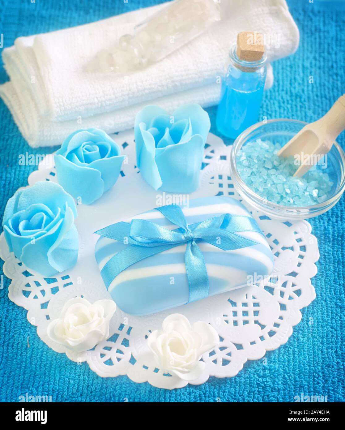 sea salt and oil Stock Photo - Alamy