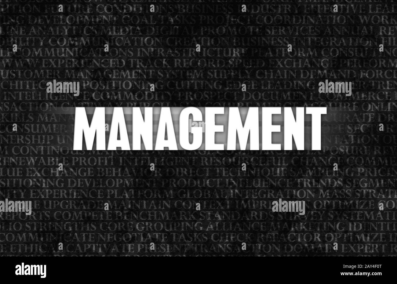 Management words Black and White Stock Photos & Images - Alamy