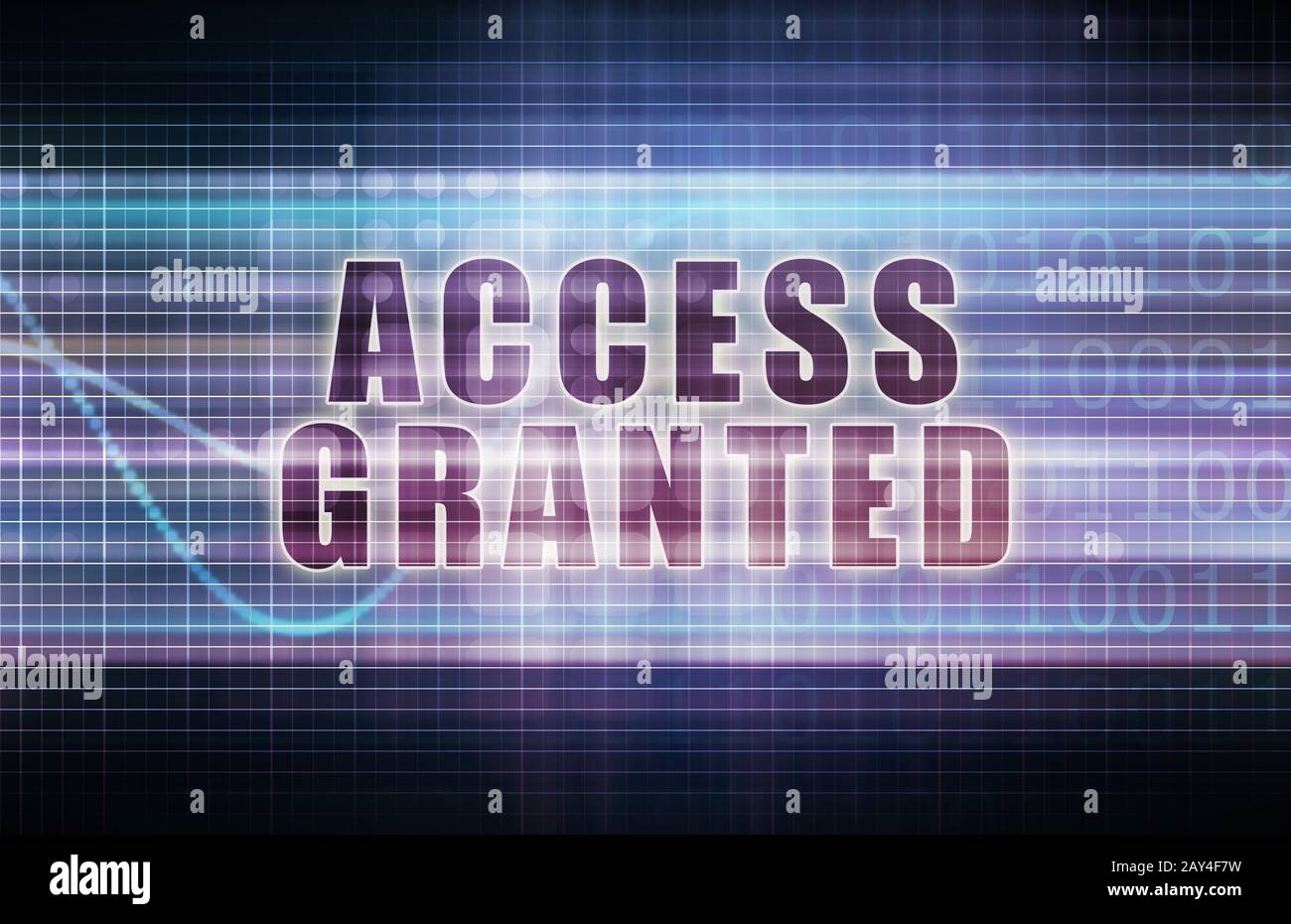 Login access granted hi-res stock photography and images - Alamy