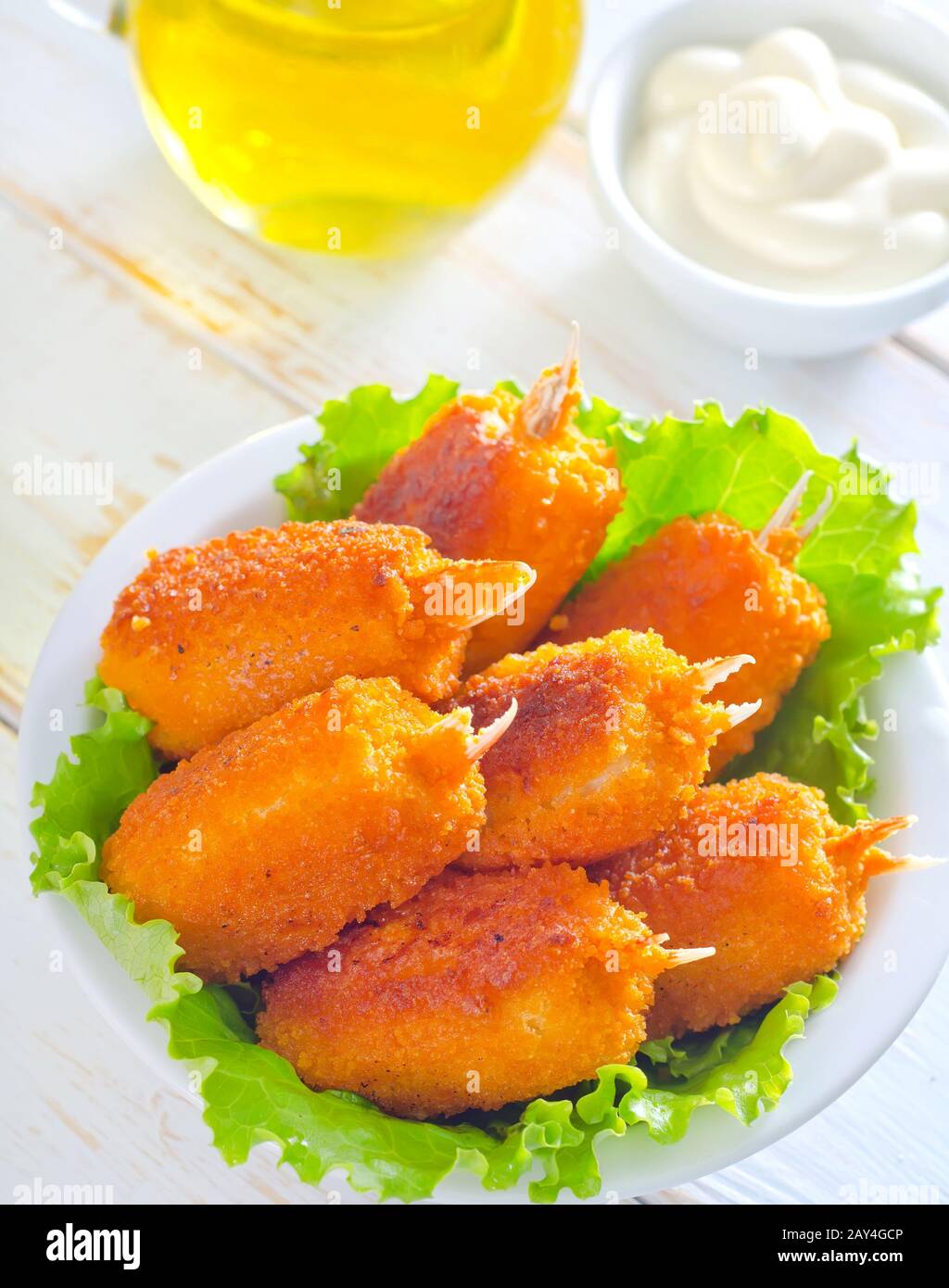 Breaded crab claw hi-res stock photography and images - Alamy
