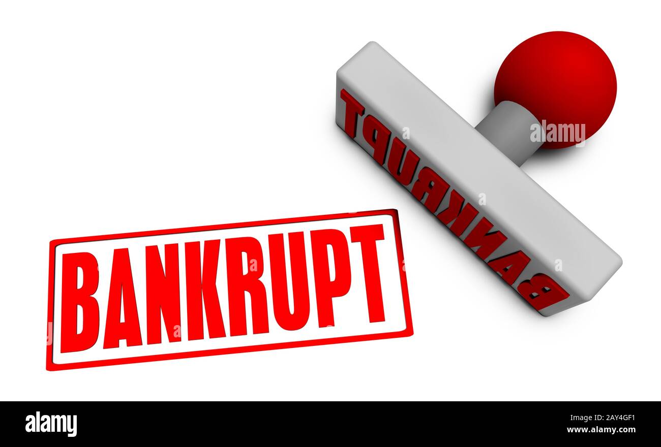 Bankrupt stamp hi-res stock photography and images - Alamy