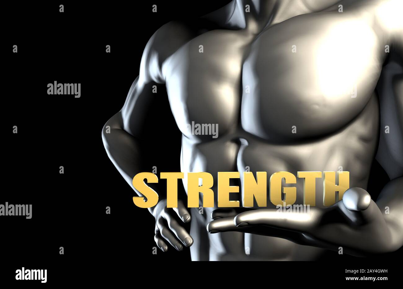 Athletic man, strenght training hi-res stock photography and images - Alamy