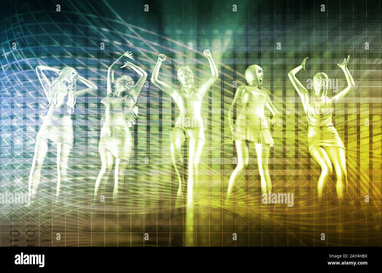 Excited dancers hi-res stock photography and images - Alamy