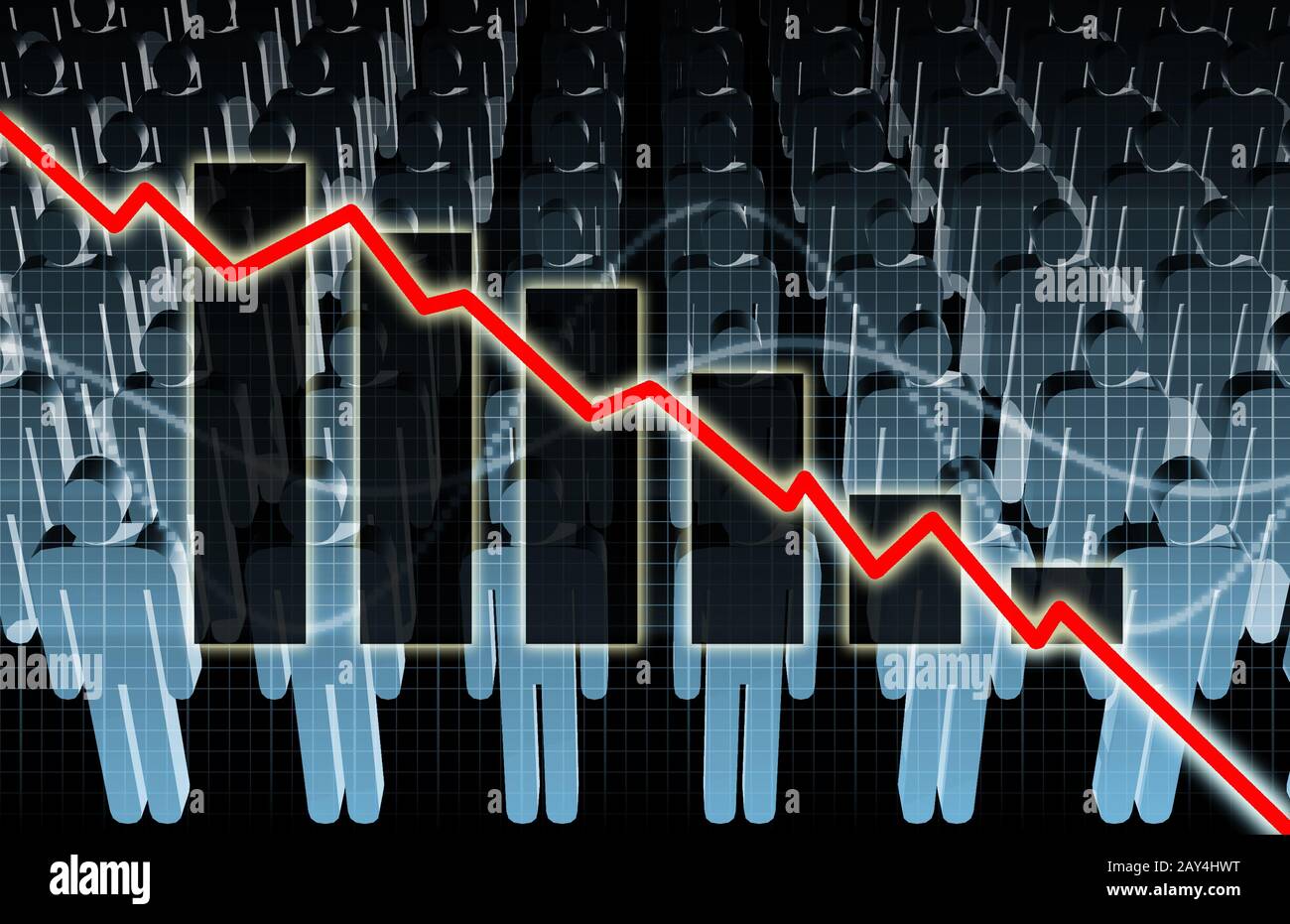 Unemployment rate chart hi-res stock photography and images - Alamy